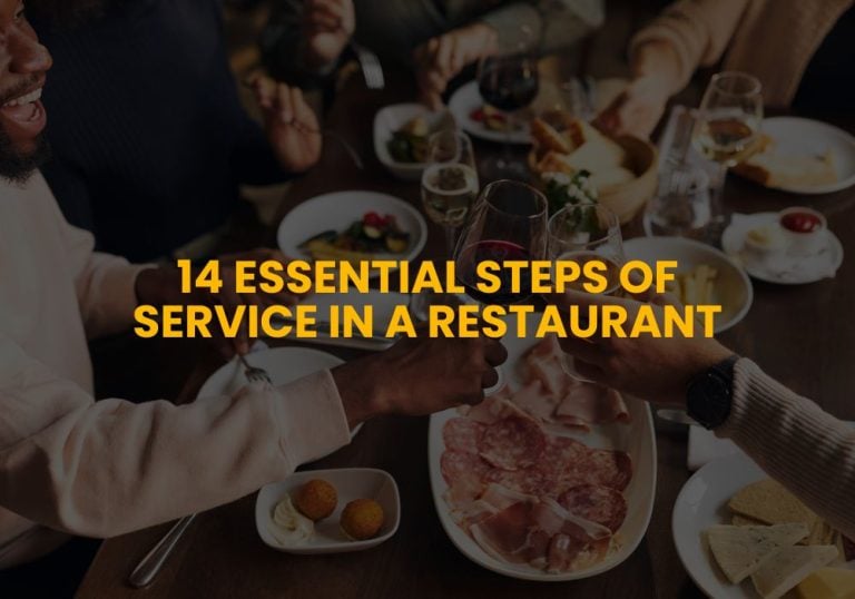 14 Essential Steps of Service in a Restaurant - Happy Chimps